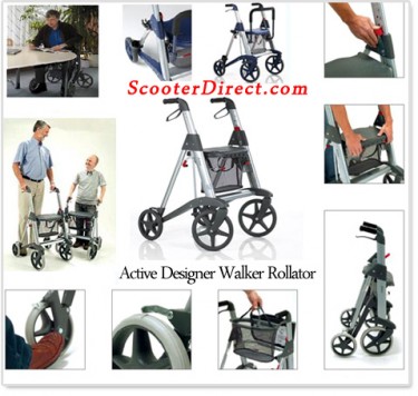 Scandinavian Designed Active Designer Walker Rollator Featured ...