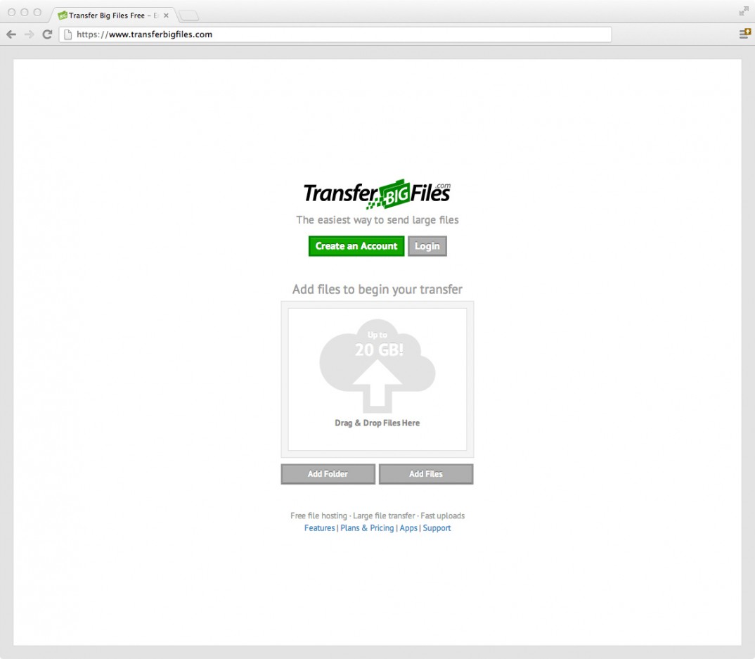 TransferBigFiles.com Boosts Free File Transfer Service to 20 Gigabytes ...