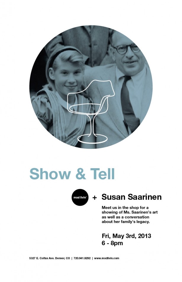 Mod Livin' Presents: Susan Saarinen | Show & Tell -- Mod Livin' Modern ...