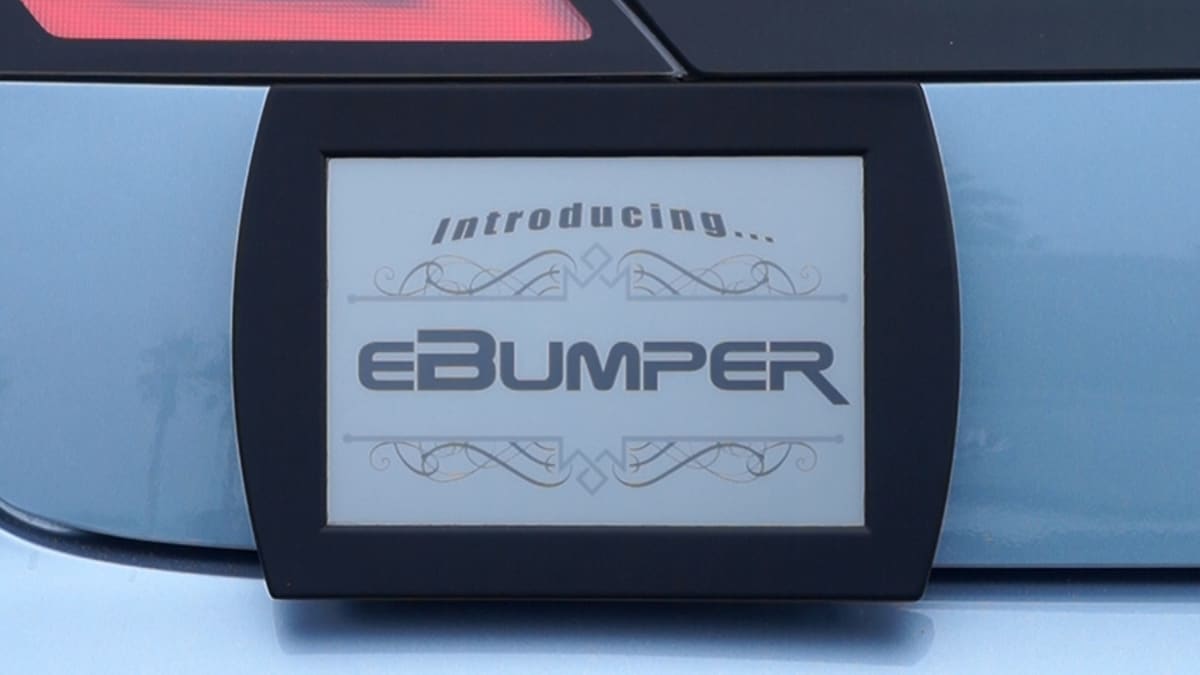 eBumper: Introducing the world's first smart vehicle display -- eBumper ...