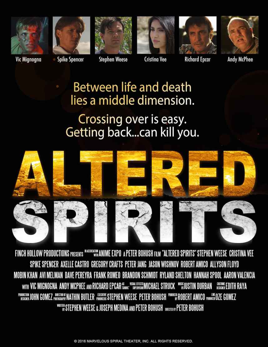 TomCat/Summer Hill Films Announces Acquisition of a New Scifi/Action Feature Altered Spirits ...