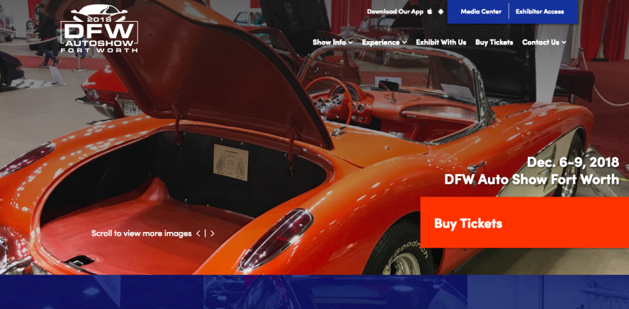DFW Auto Show Fort Worth Revs Up with Exciting New Website -- DFW Auto ...