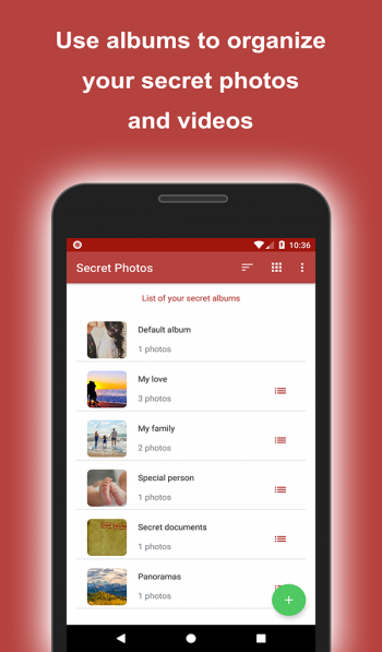 Secret Photos for Android v.1.2.5 is available for FREE on Google Play ...